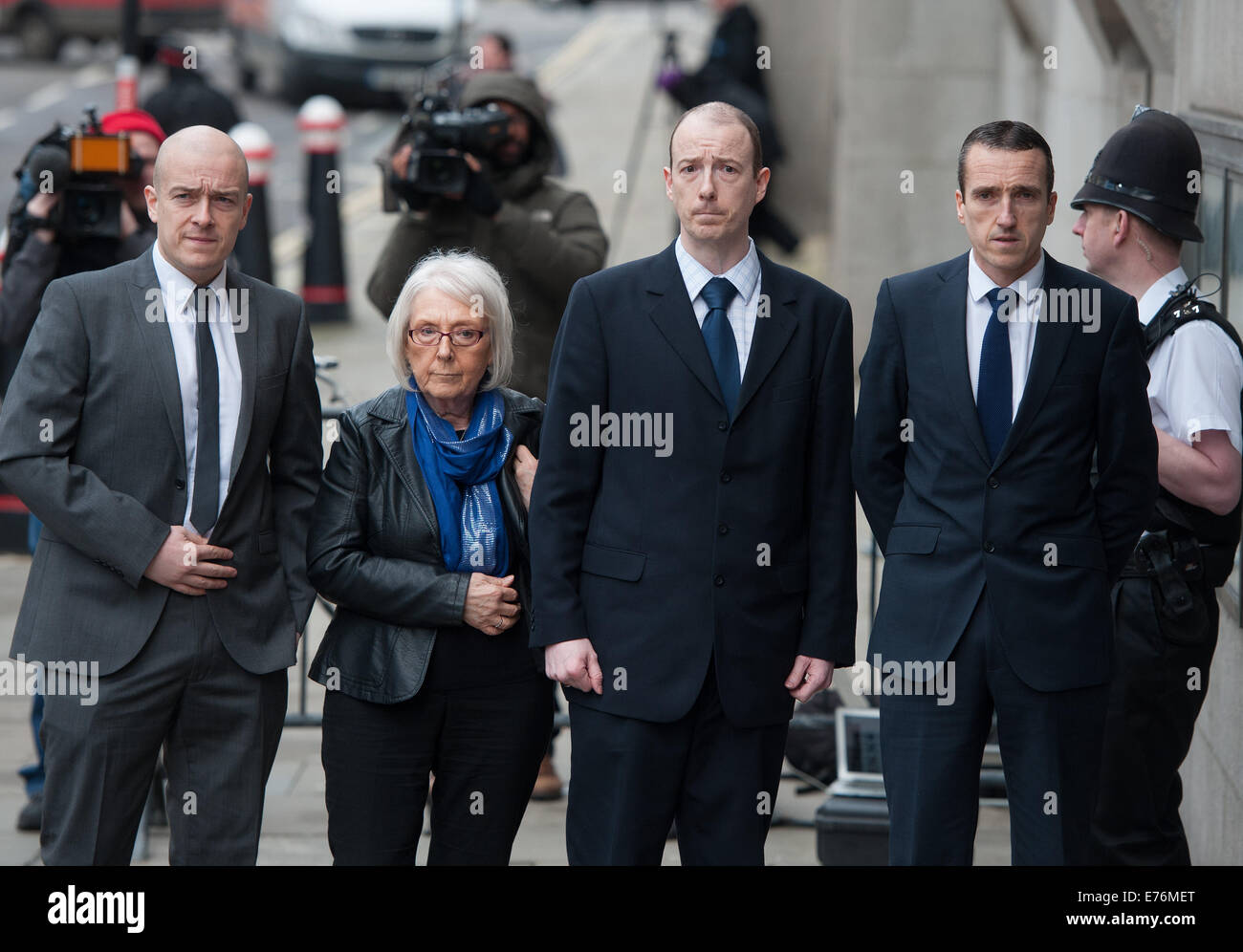 Family members of of PC Keith Blakelock murdered in 1985 during the ...