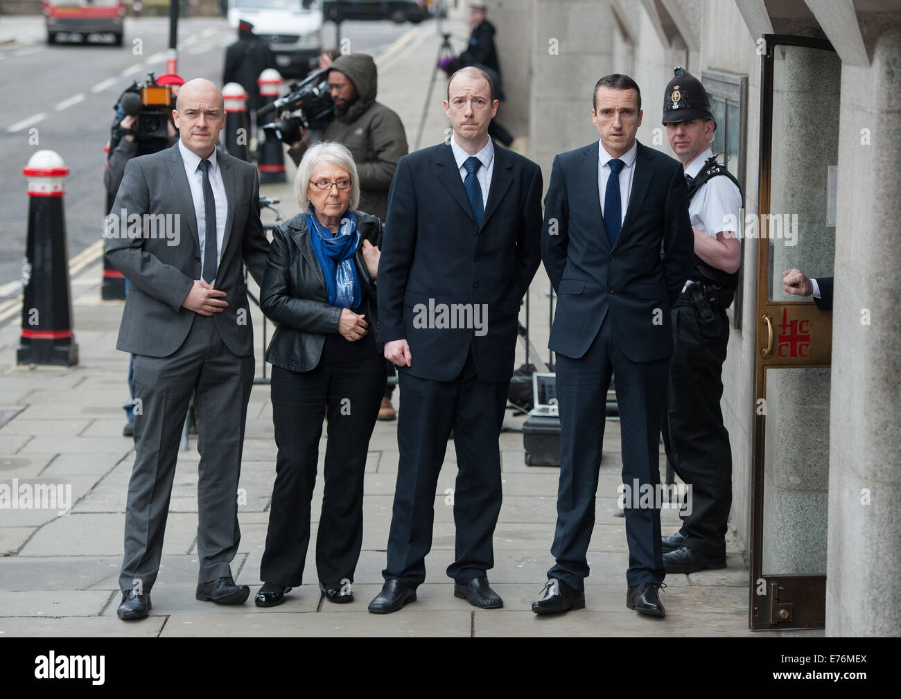 Family members of of PC Keith Blakelock murdered in 1985 during the ...