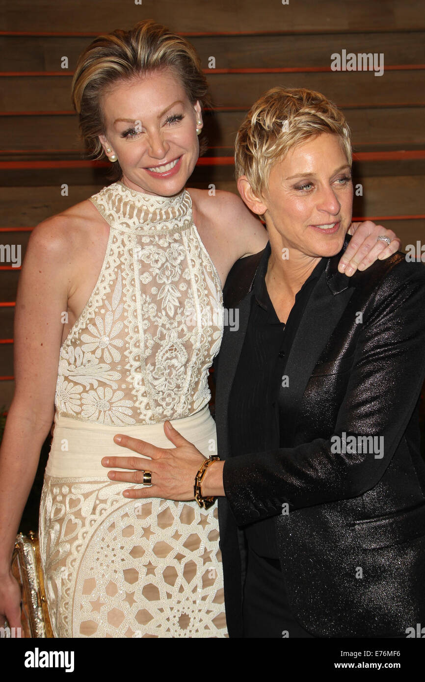 2014 Vanity Fair Oscar Party in West Hollywood Featuring: Portia de ...
