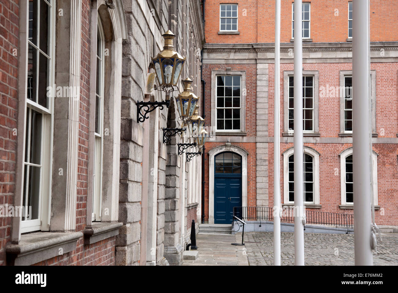 Interior Courtyard of Dublin Castle, Ireland Stock Photo - Alamy