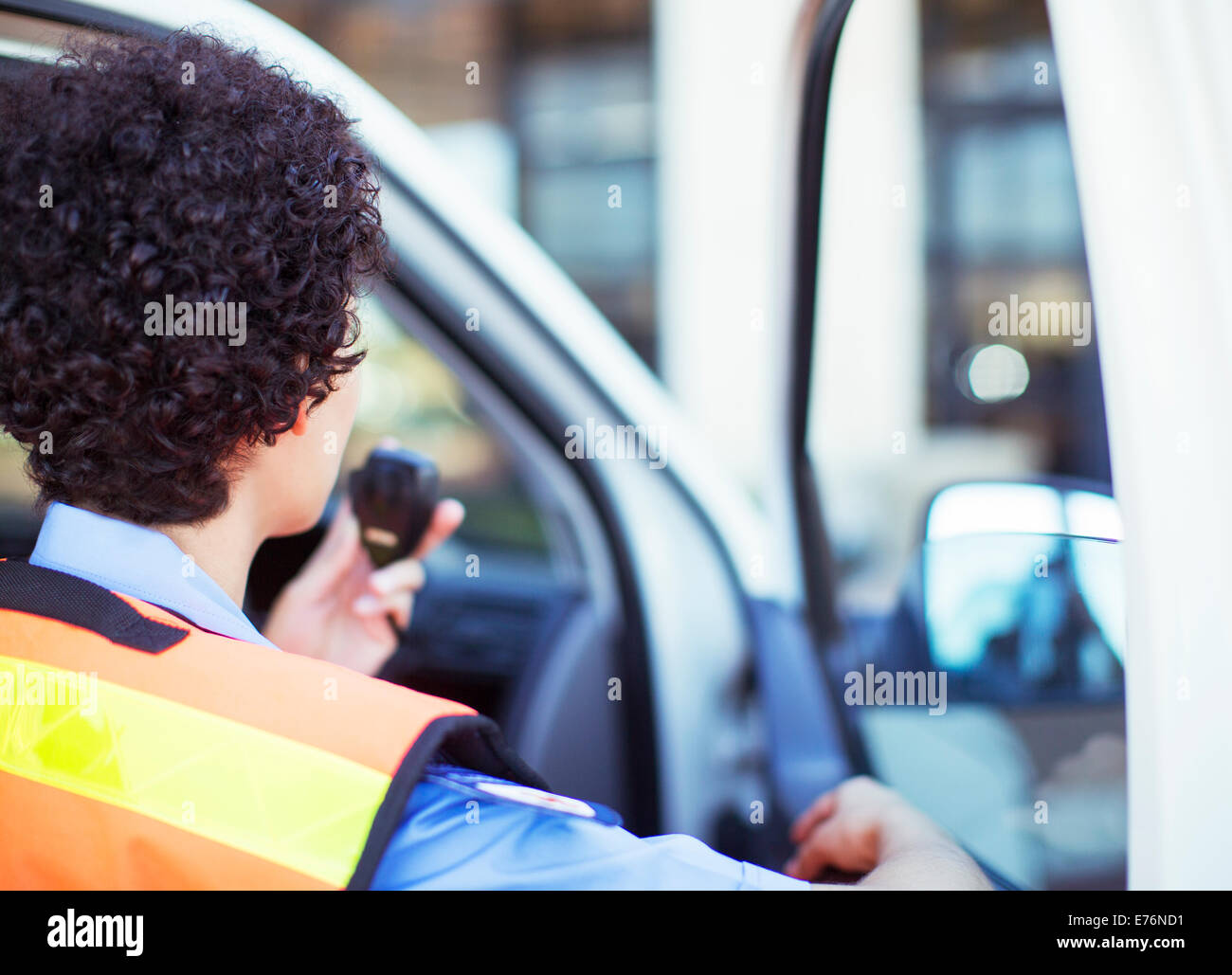 Rear view of ambulance hi-res stock photography and images - Alamy