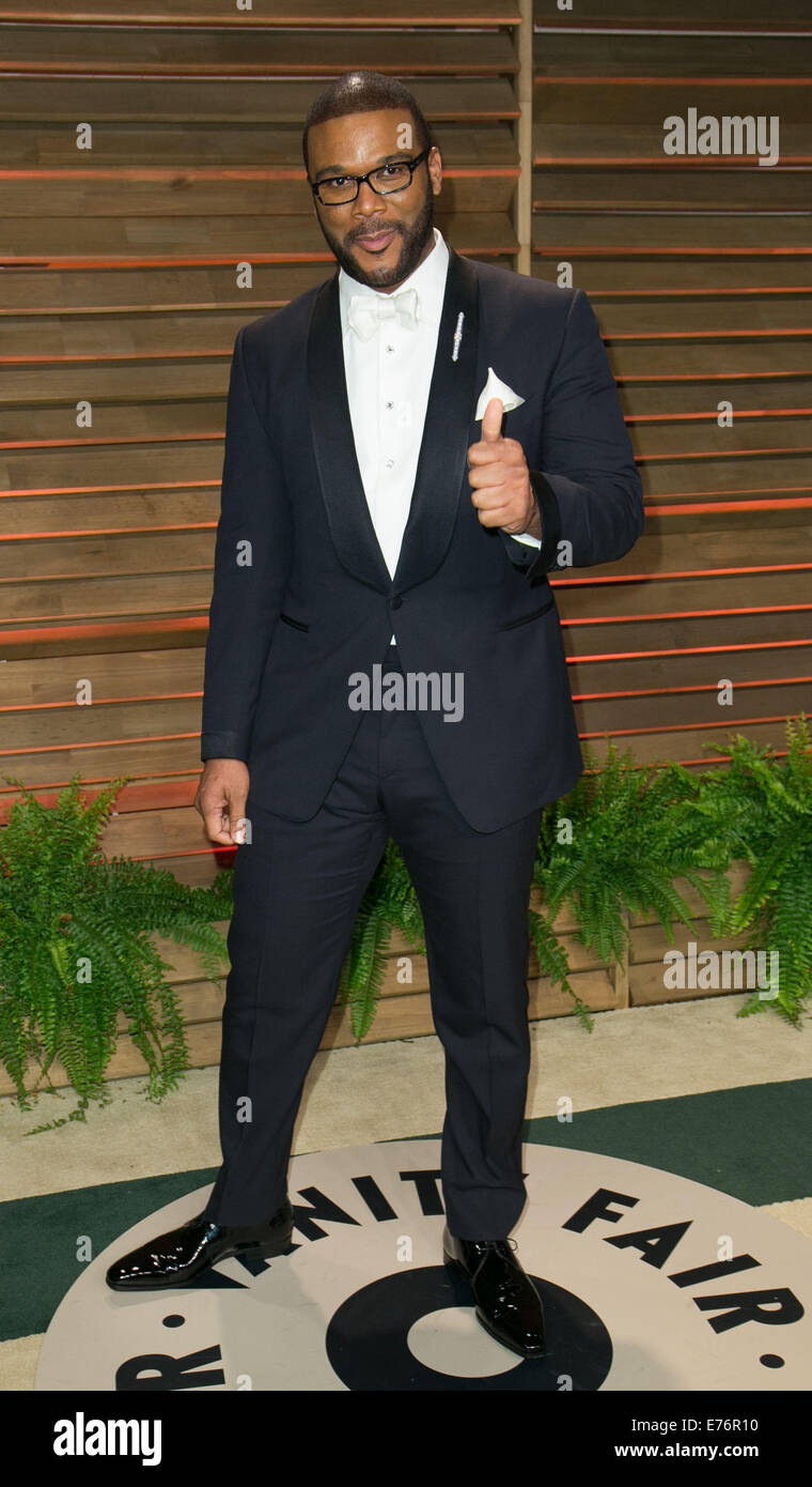 Vanity Fair Oscar Party - Arrivals Featuring: Tyler Perry Where: Los ...
