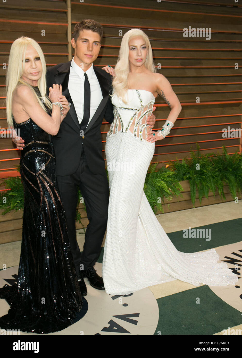 Vanity Fair Oscar Party - Arrivals Featuring: Donatella Versace,Nolan ...