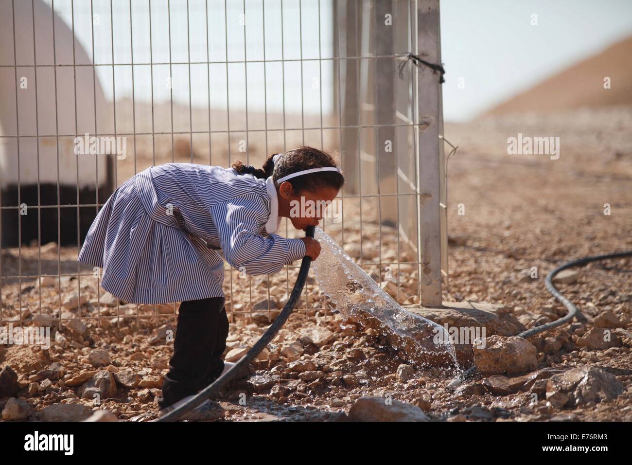 Jericho West Bank Palestinian Territory 8th Sep 2014 A Palestinian