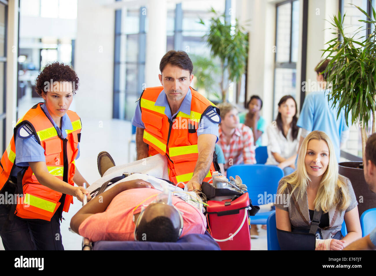 Paramedics gurney professional medical hi-res stock photography and ...