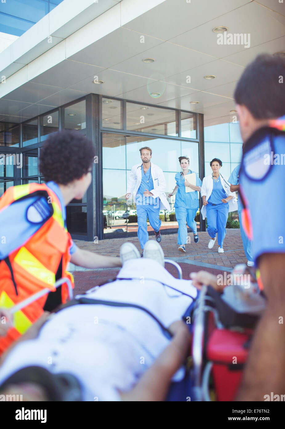 Hospital stretcher patient hi-res stock photography and images - Alamy