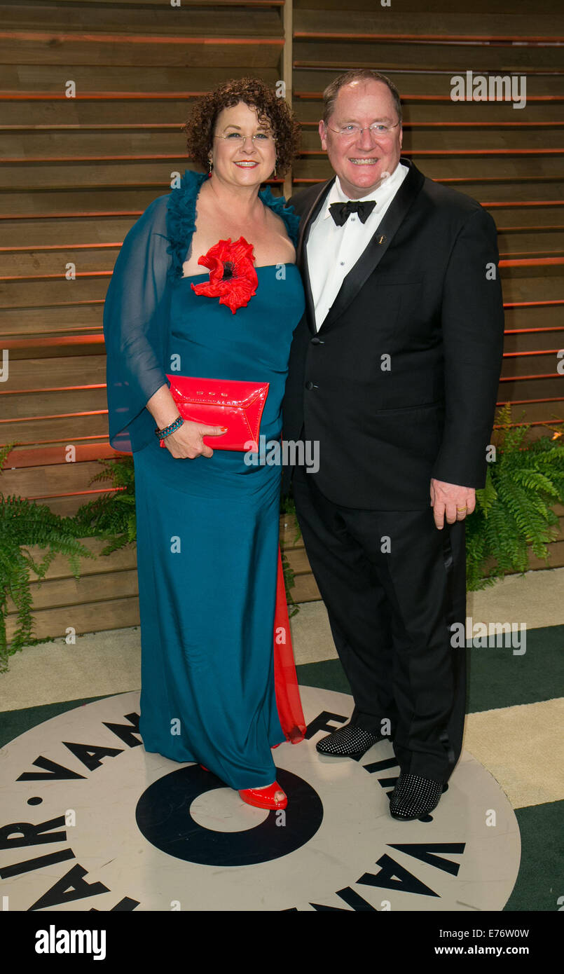 Celebrities attend 2014 Vanity Fair Oscar Party at Sunset Plaza ...