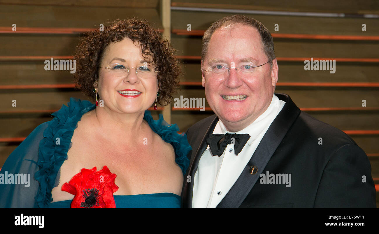 Celebrities attend 2014 Vanity Fair Oscar Party at Sunset Plaza ...