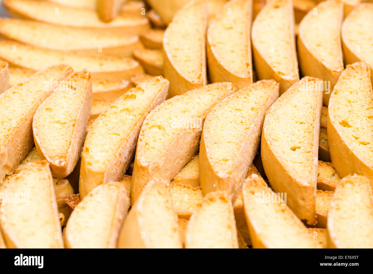 Traditional Italian cookies in large quantaty on display Stock Photo ...