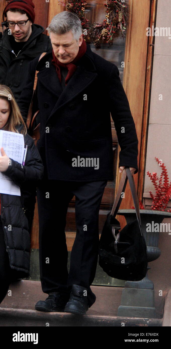 Alec Baldwin is spotted filming while on the set of ''Still Alice ...