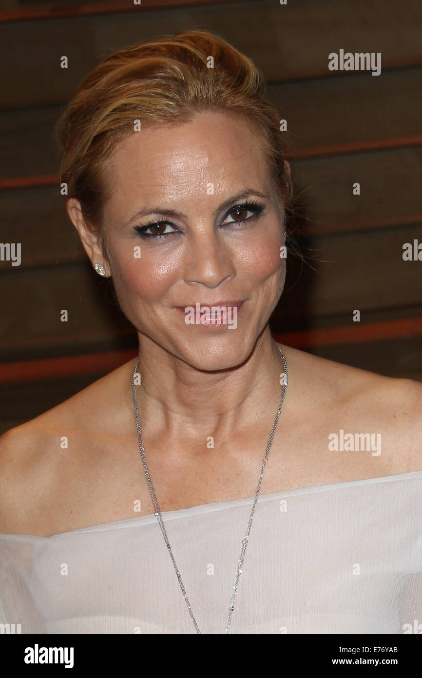 2014 Vanity Fair Oscar Party in West Hollywood Featuring: Maria Bello ...