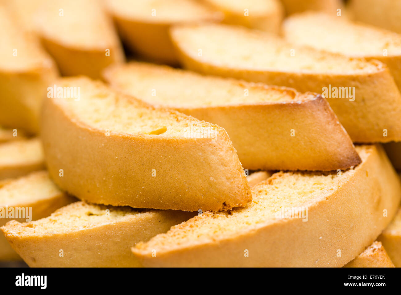 Traditional Italian cookies in large quantaty on display Stock Photo ...