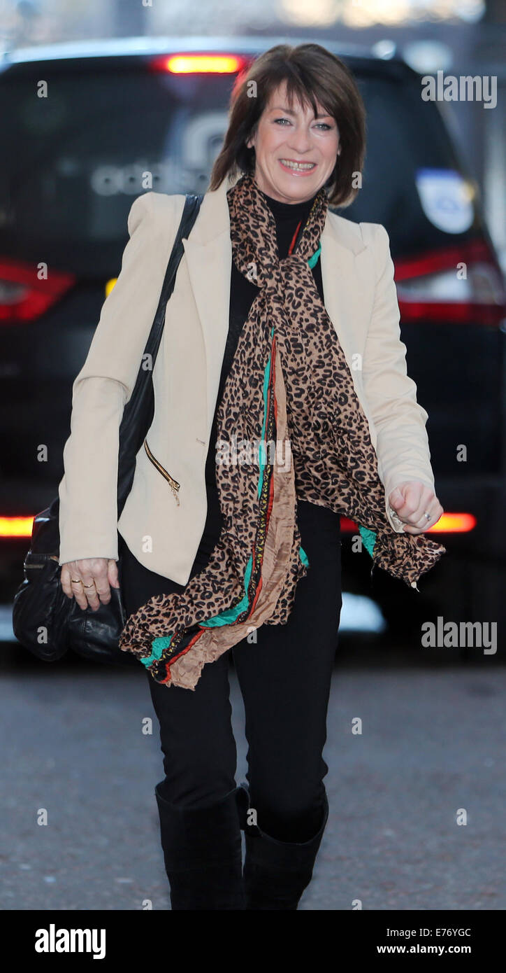 Deena Payne outside ITV Studios Featuring: Deena Payne Where: London ...