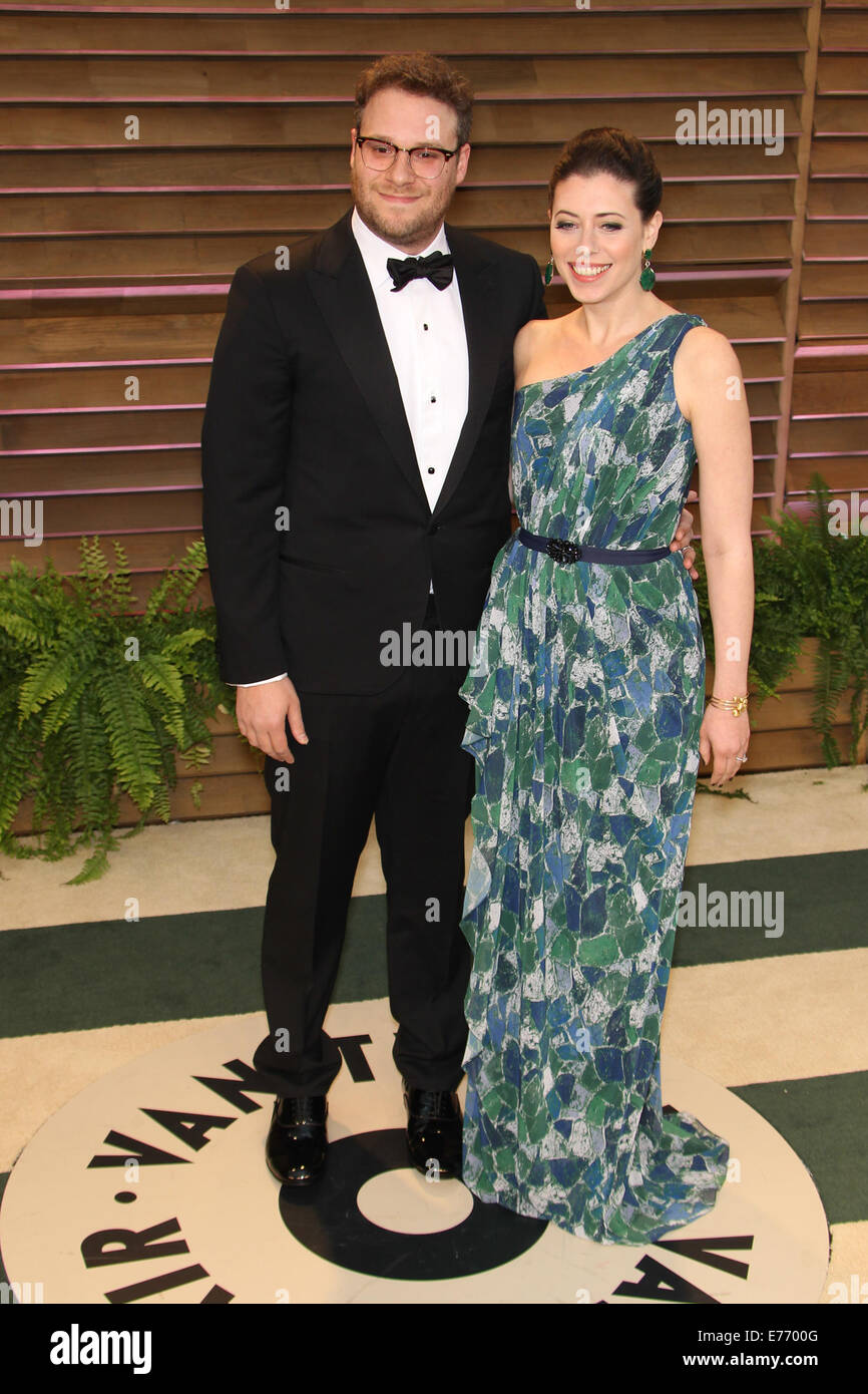 2014 Vanity Fair Oscar Party in West Hollywood Featuring: Seth Rogen ...