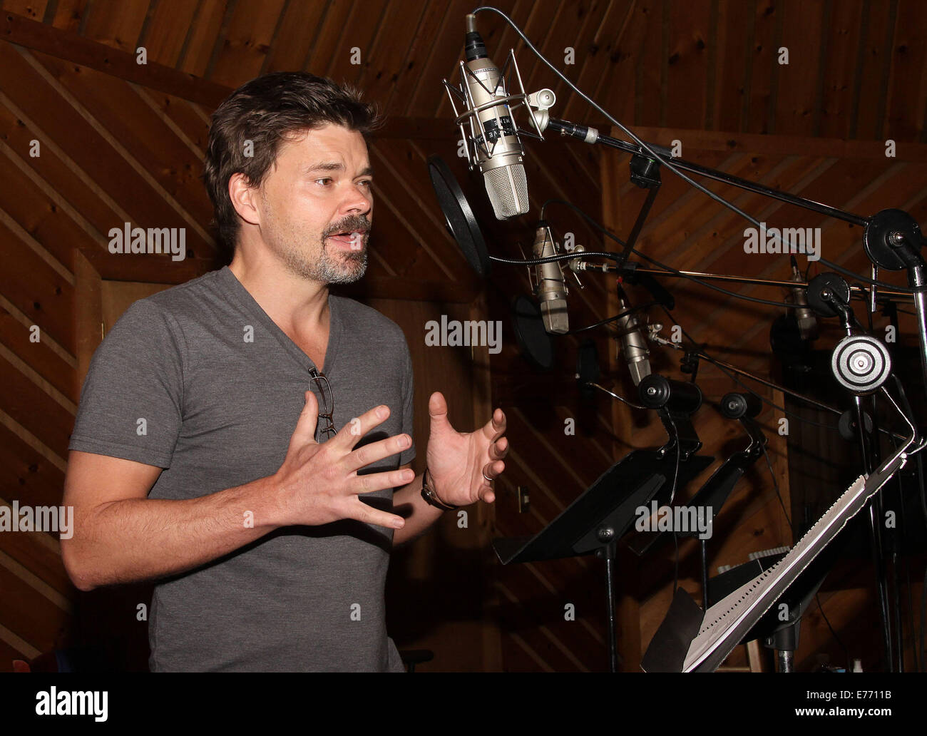 Recording Session for Broadway's The Bridges of Madison County held at ...