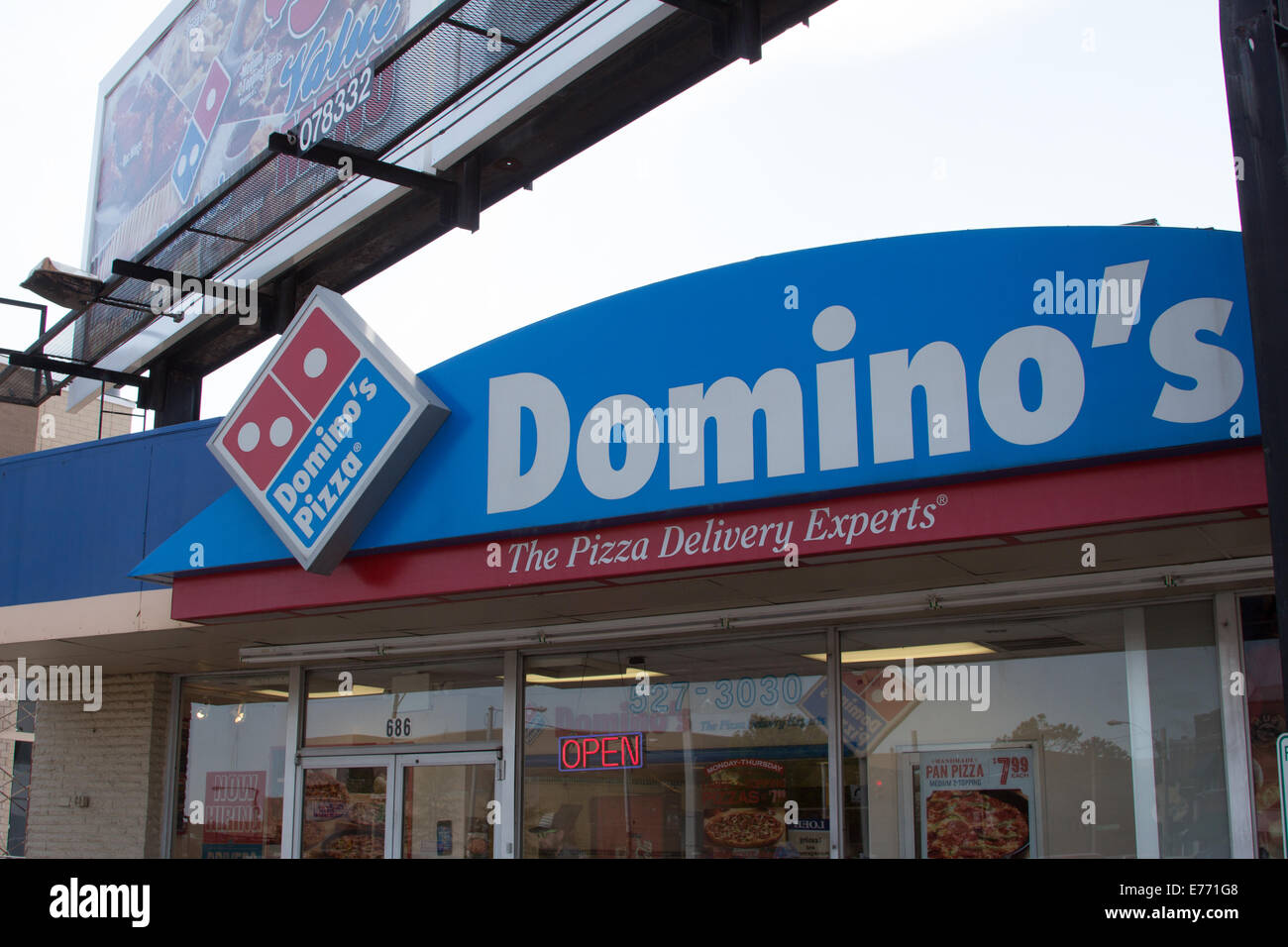 Dominos Pizza Sign High Resolution Stock Photography and Images - Alamy