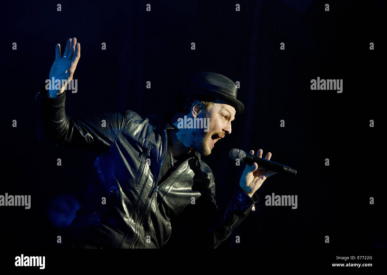 American singer/songwriter Gavin DeGraw performing live on stage at the ...