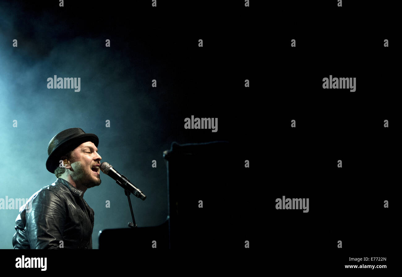 American singer/songwriter Gavin DeGraw performing live on stage at the ...