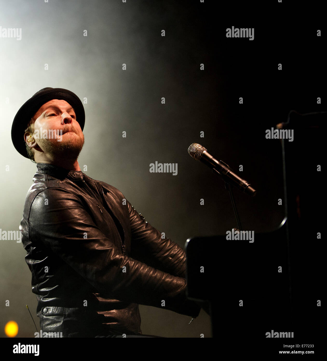 American singer/songwriter Gavin DeGraw performing live on stage at the ...