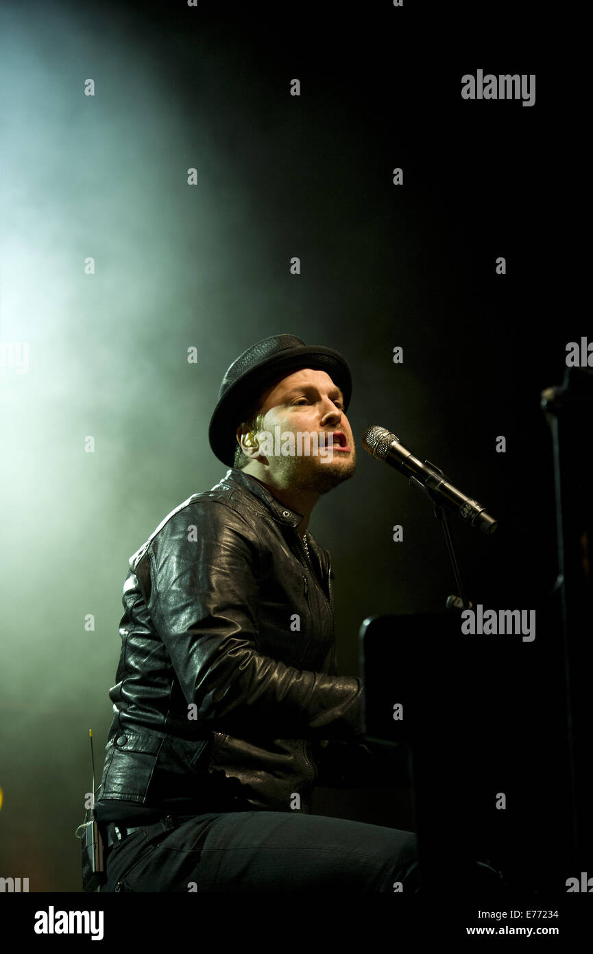 American singer/songwriter Gavin DeGraw performing live on stage at the ...