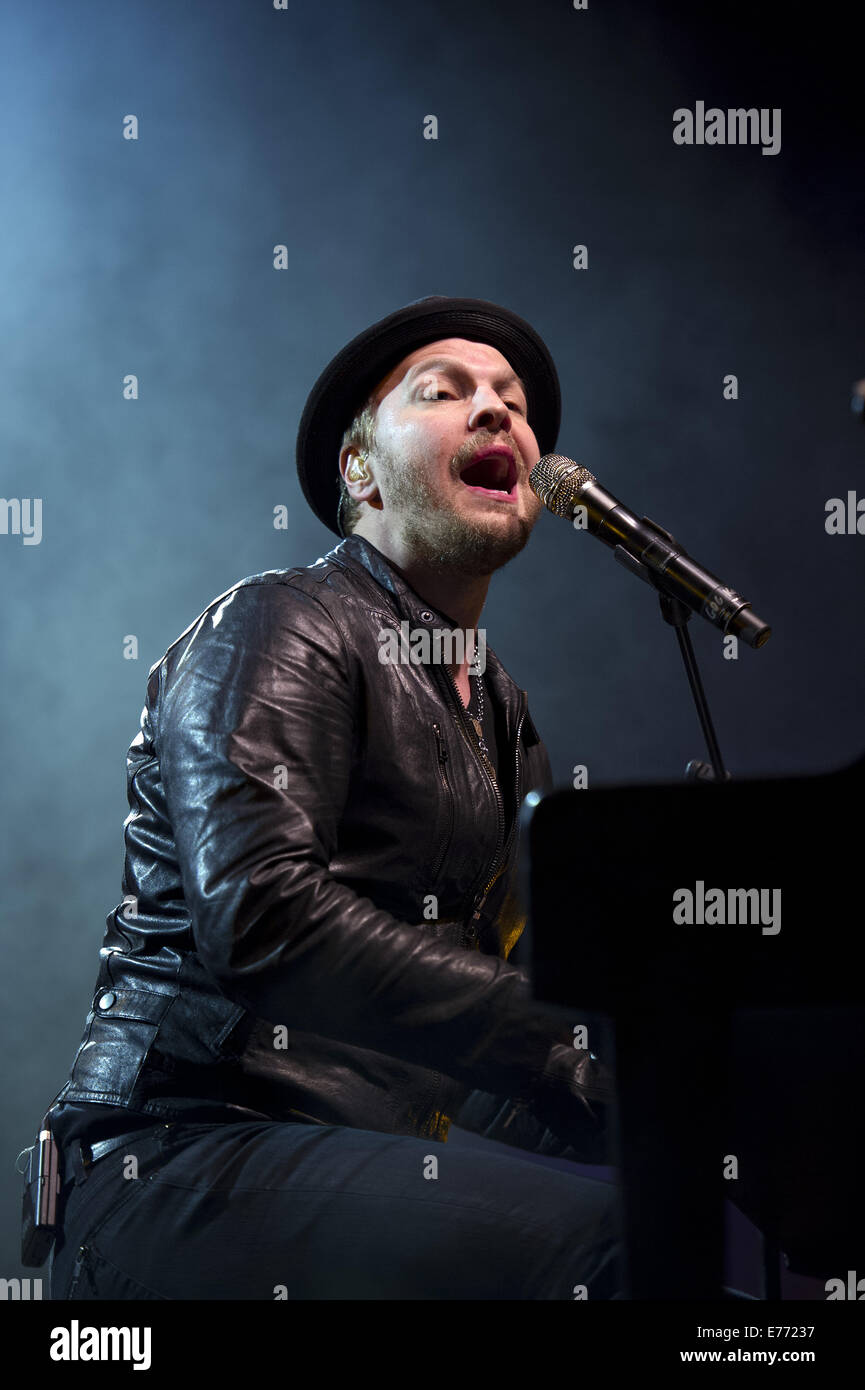 American singer/songwriter Gavin DeGraw performing live on stage at the ...