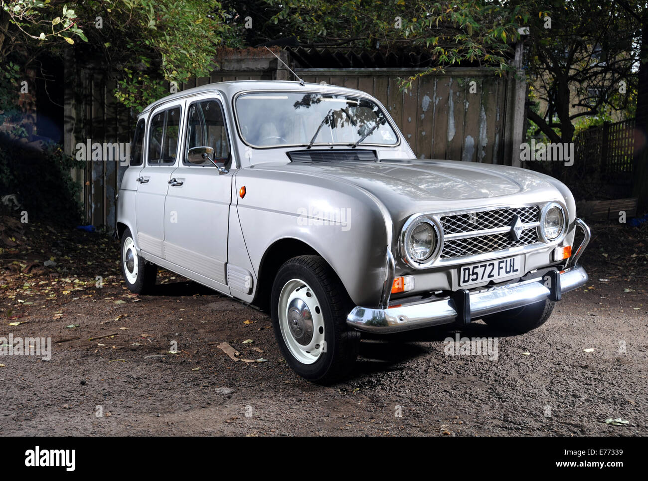 Renault 4 classic French small car Stock Photo - Alamy
