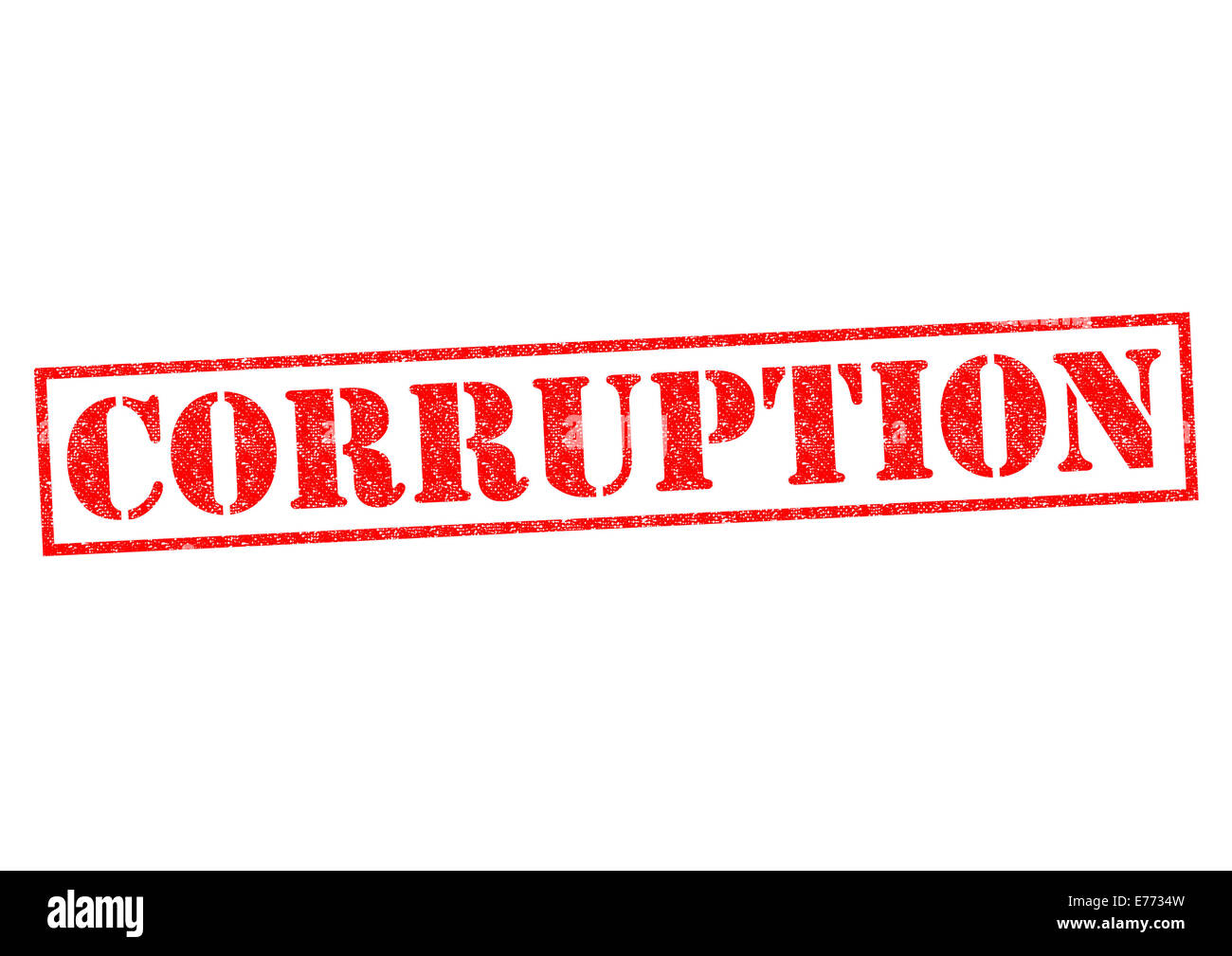Corruption rubber stamp hi-res stock photography and images - Alamy