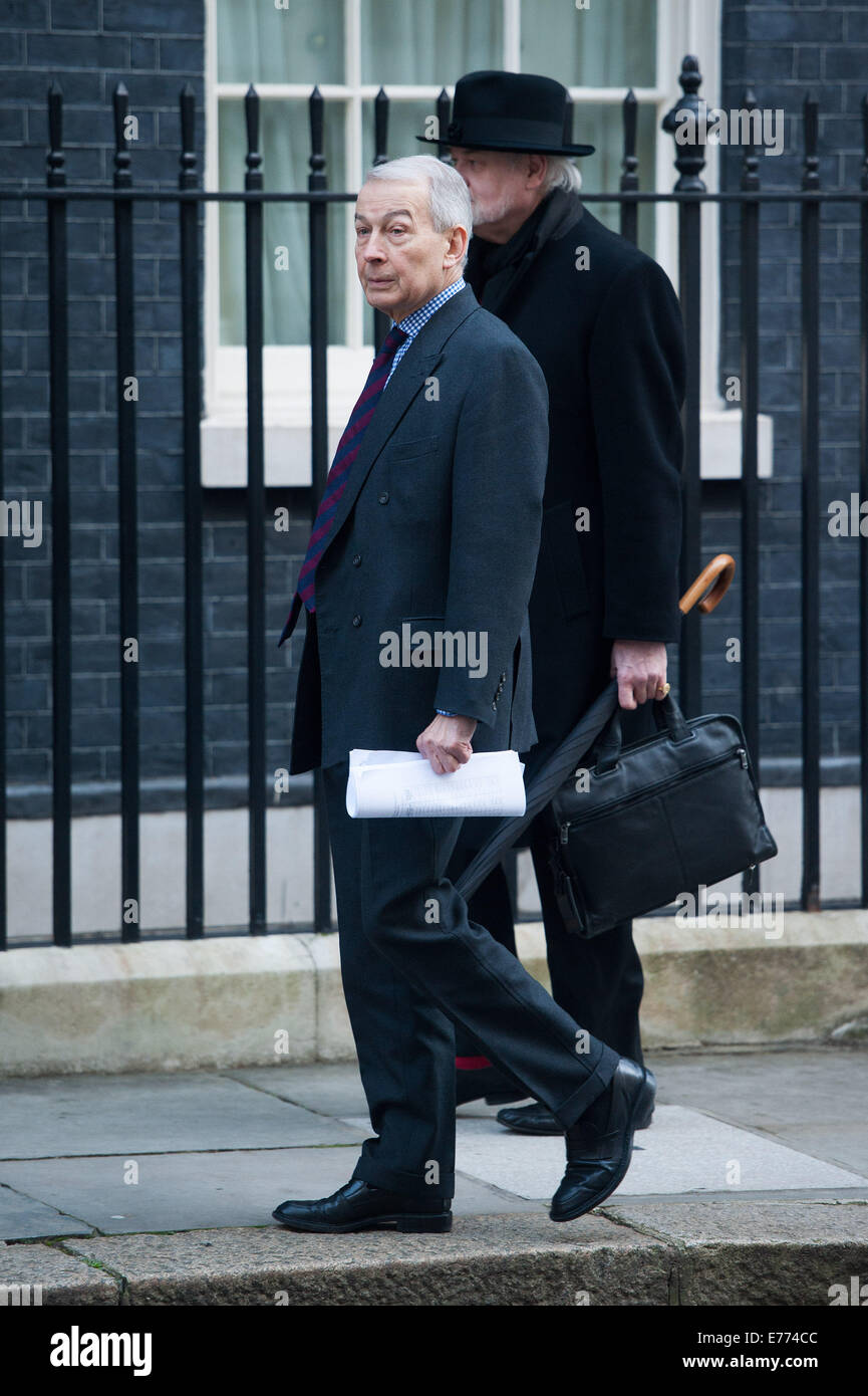 Politicians out and about in Downing Street. Featuring: Frank Field MP ...