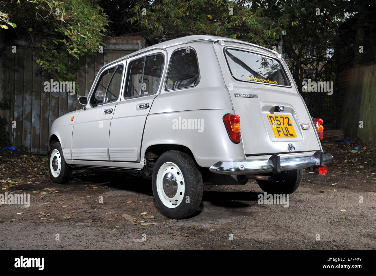 Renault 4 classic French small car Stock Photo - Alamy