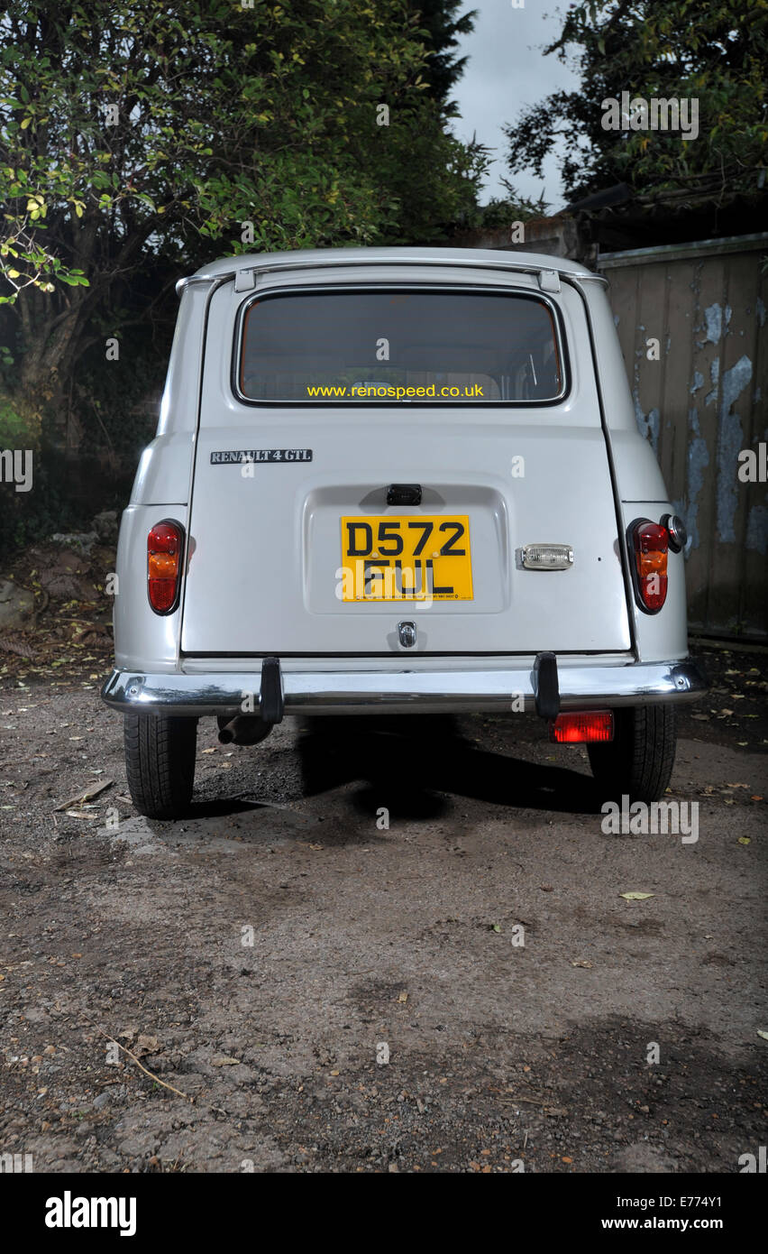 Renault 4 classic French small car Stock Photo - Alamy
