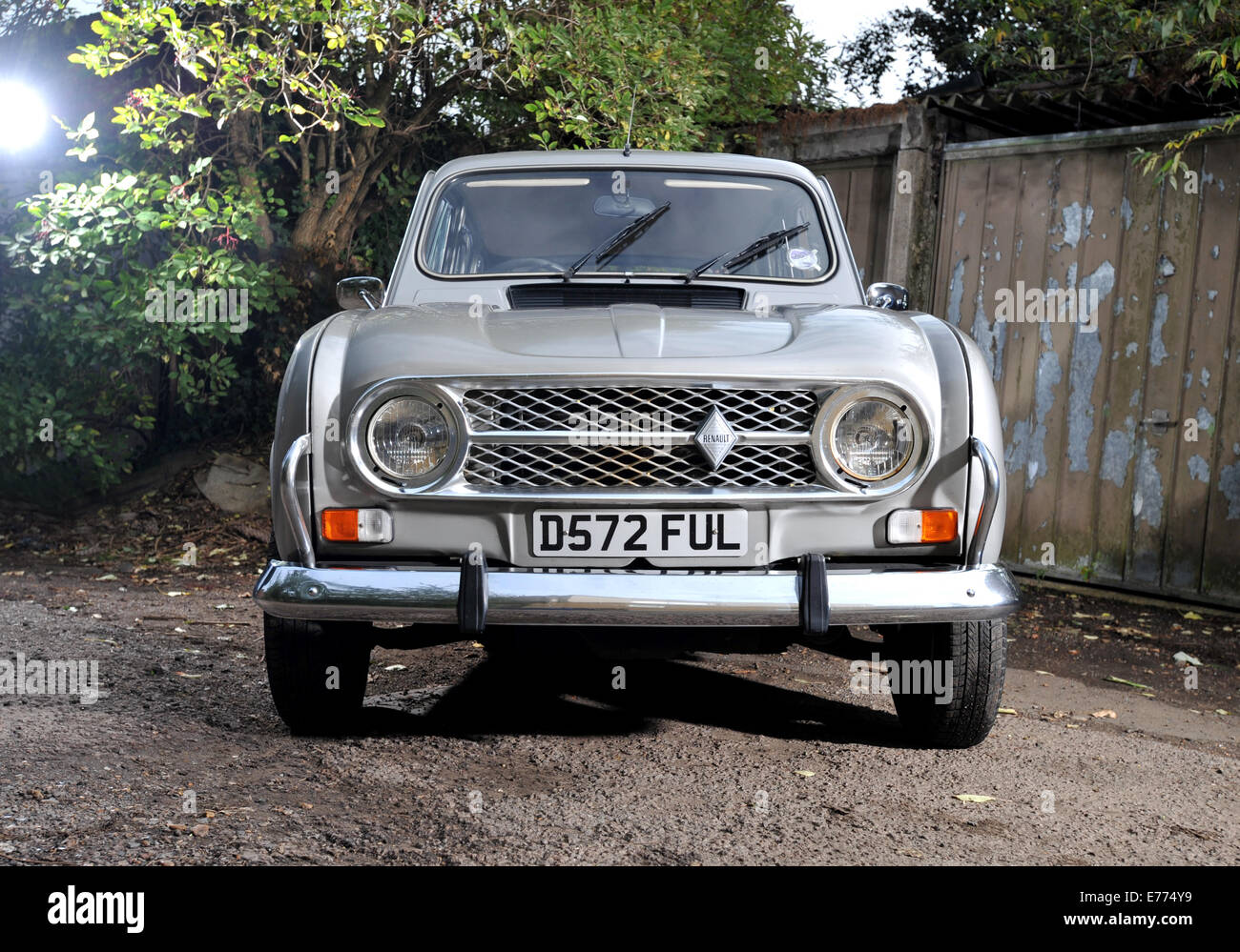 Renault 4 classic French small car Stock Photo - Alamy