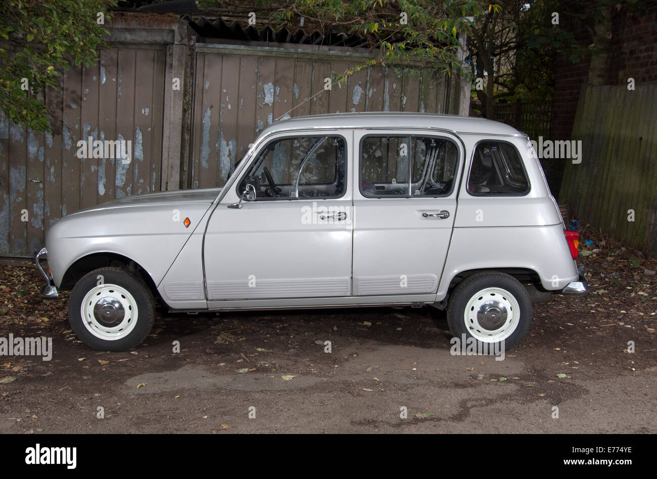 Renault 4 classic French small car Stock Photo - Alamy
