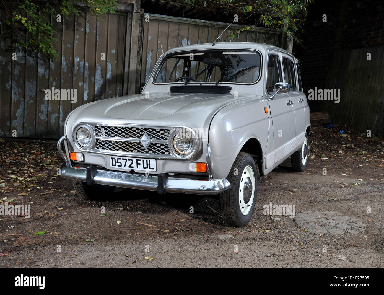 Renault 4 classic French small car Stock Photo - Alamy
