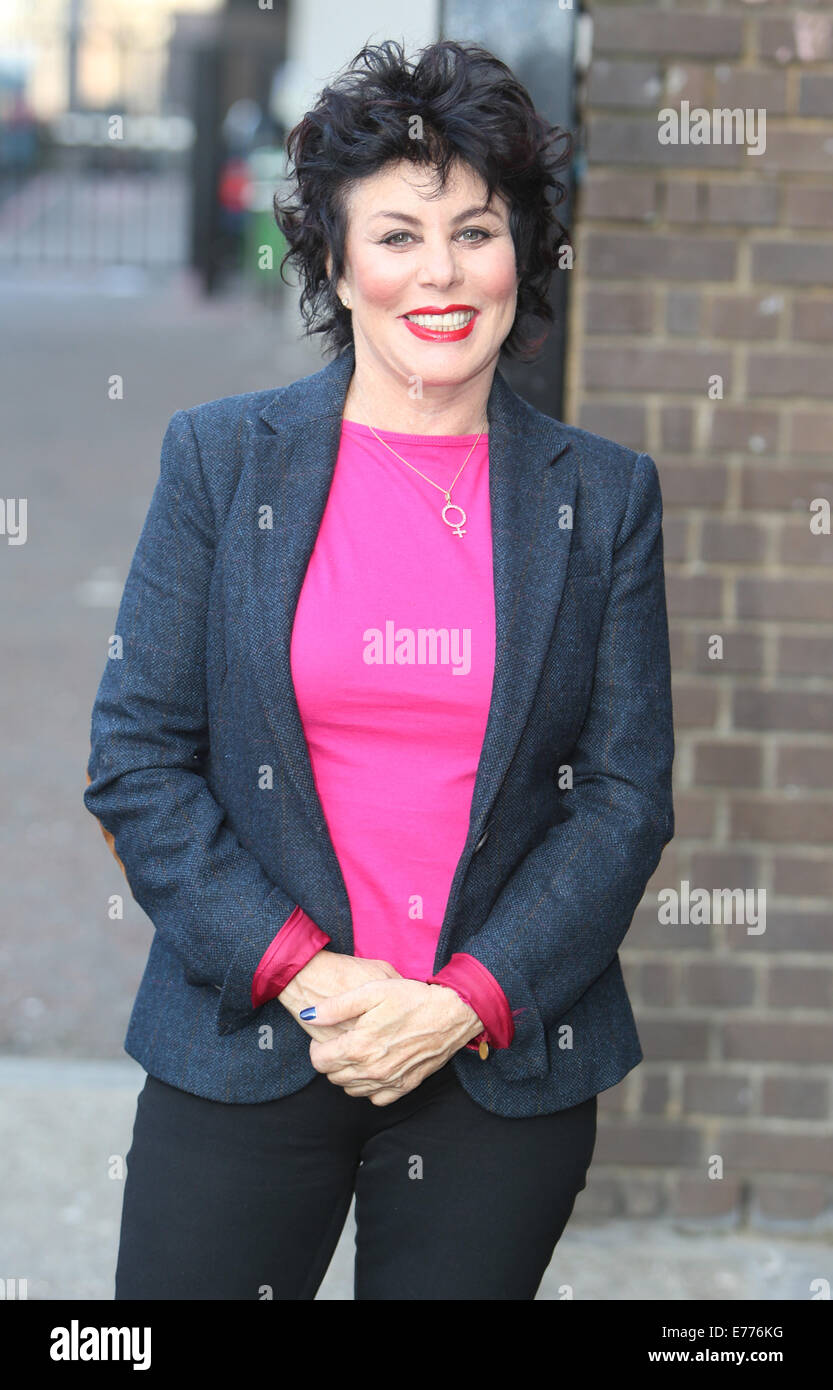 Ruby Wax outside the ITV Studios Featuring: Ruby Wax Where: London ...