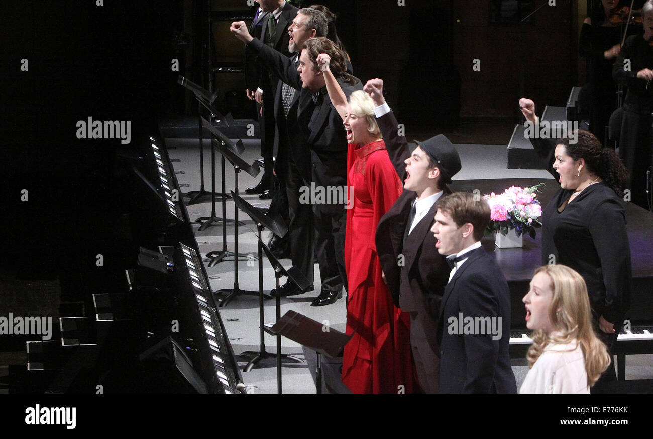 Opening Night of New York Philharmonic's Sweeney Todd, held at Avery ...