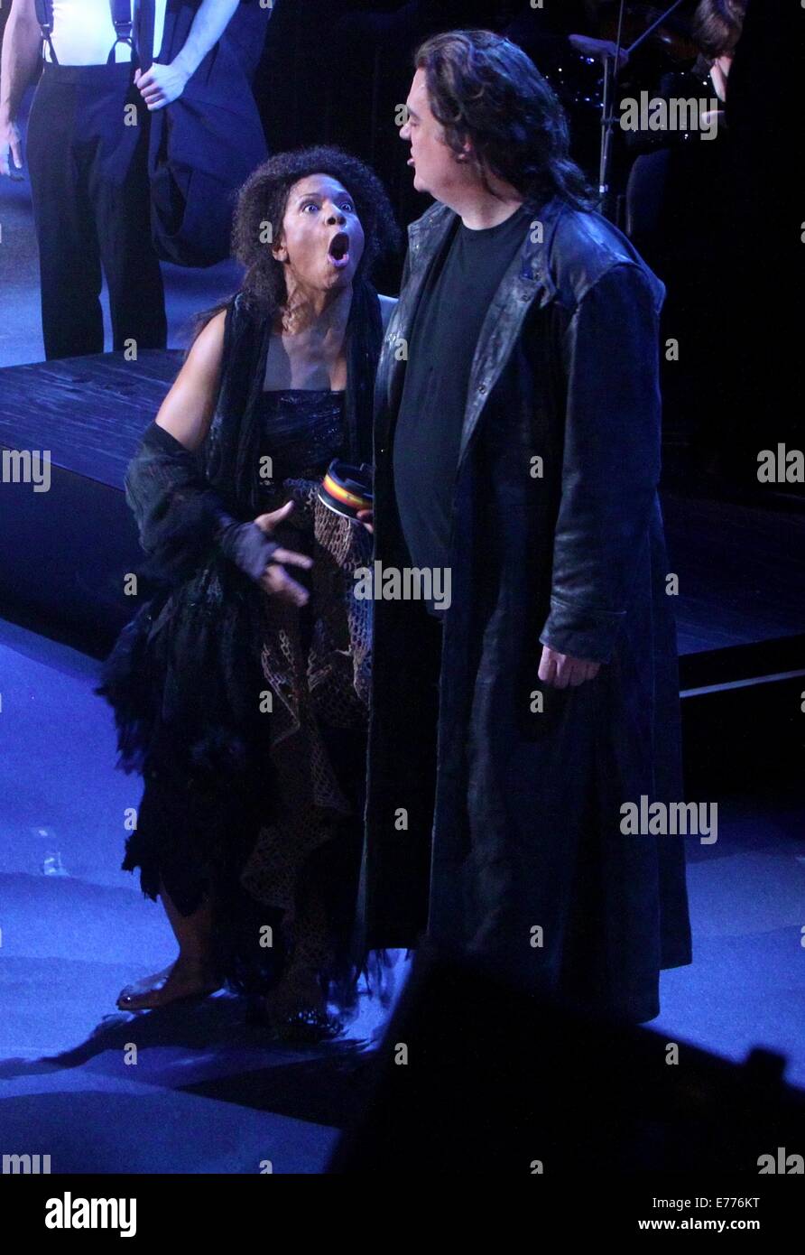 Opening Night of New York Philharmonic's Sweeney Todd, held at Avery ...