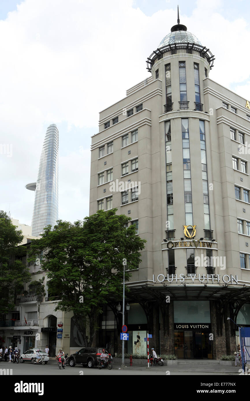 The Opera View building and Bitexco Tower (left) in Ho Chi Minh City ...