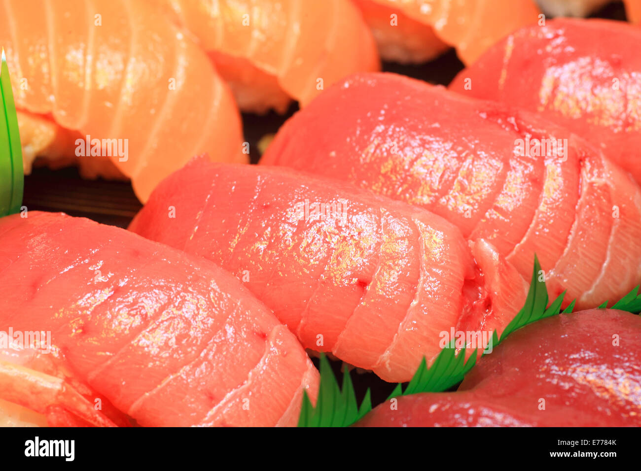 Japanese real sushi food in Japan Stock Photo - Alamy