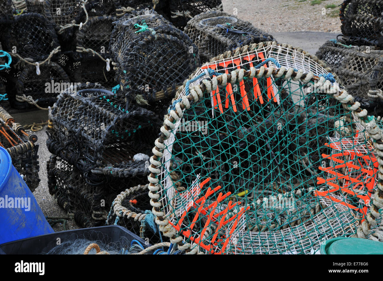 Crab nets hi-res stock photography and images - Alamy