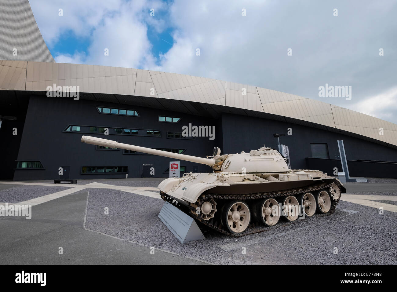 Second World War Two Tank outside the Imperial War Museum in Salford ...