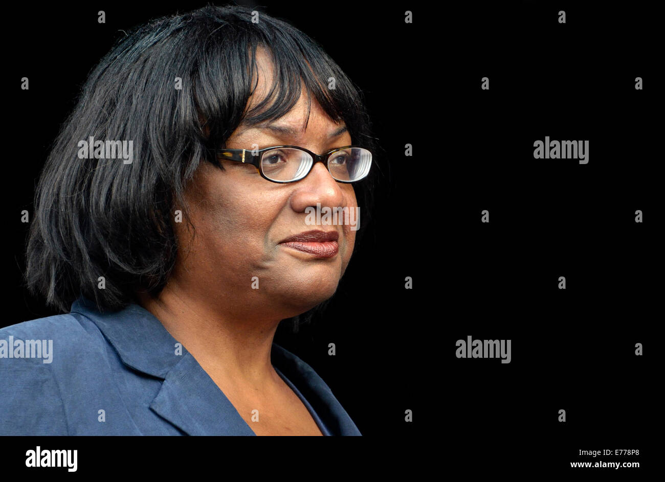 Diane Abbott MP (Labour, Hackney North and Stoke Newington) at a rally ...