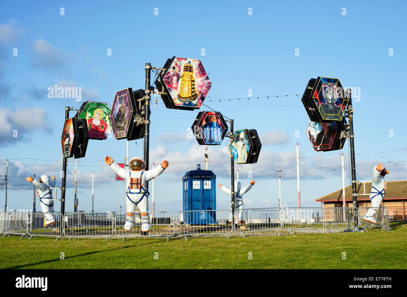 Doctor Who's Tardis on display as part of the world famous Blackpool ...