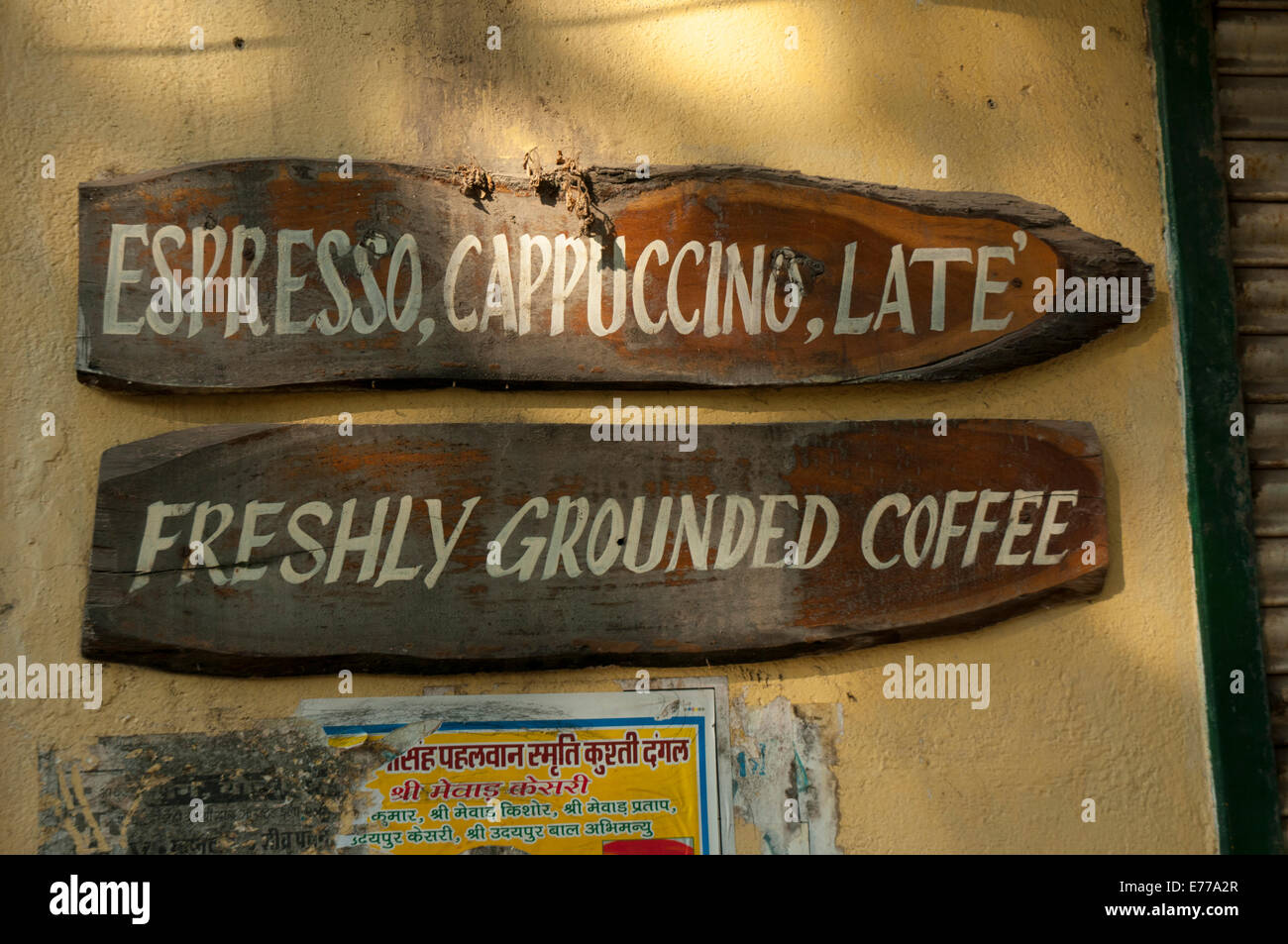 Cafe sign, Udaipur, Rajasthan, India Stock Photo - Alamy