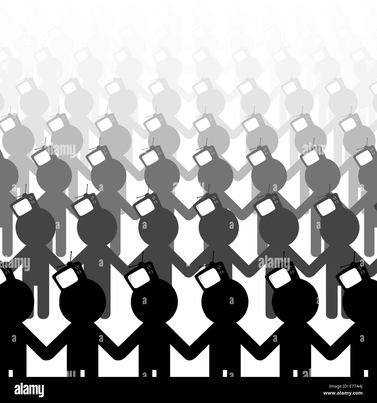 Mass media Black and White Stock Photos & Images - Alamy