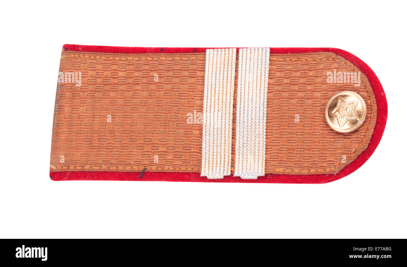 Shoulder Epaulet Isolated Stock Photo - Alamy