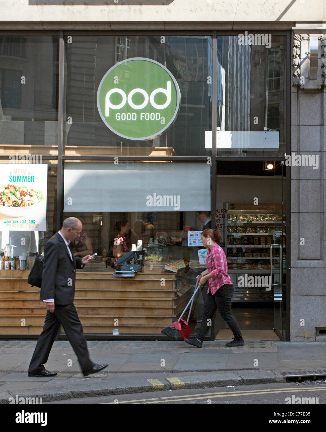 Branch of Pod restaurants in City of London Stock Photo - Alamy
