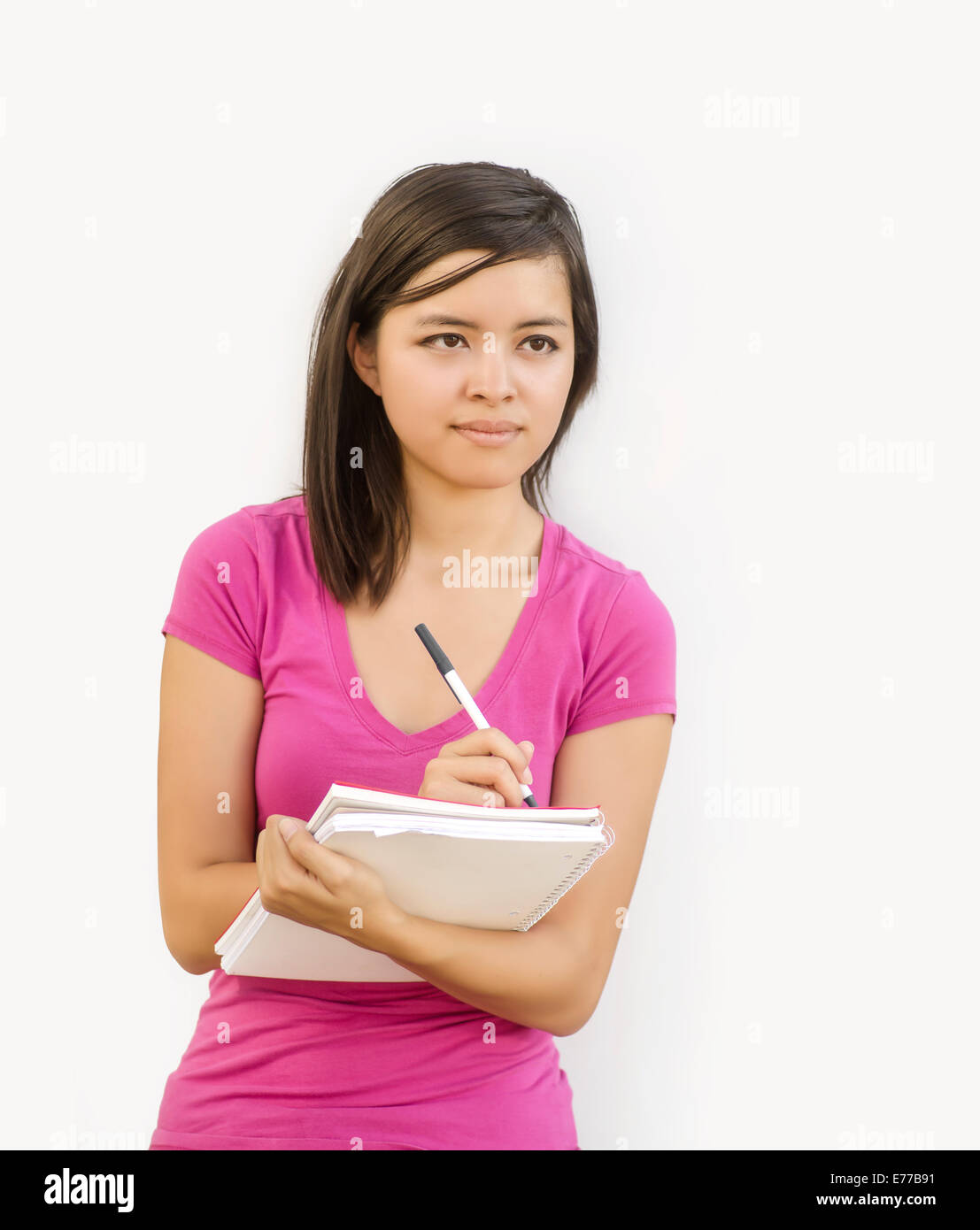 Attractive young college student Stock Photo - Alamy