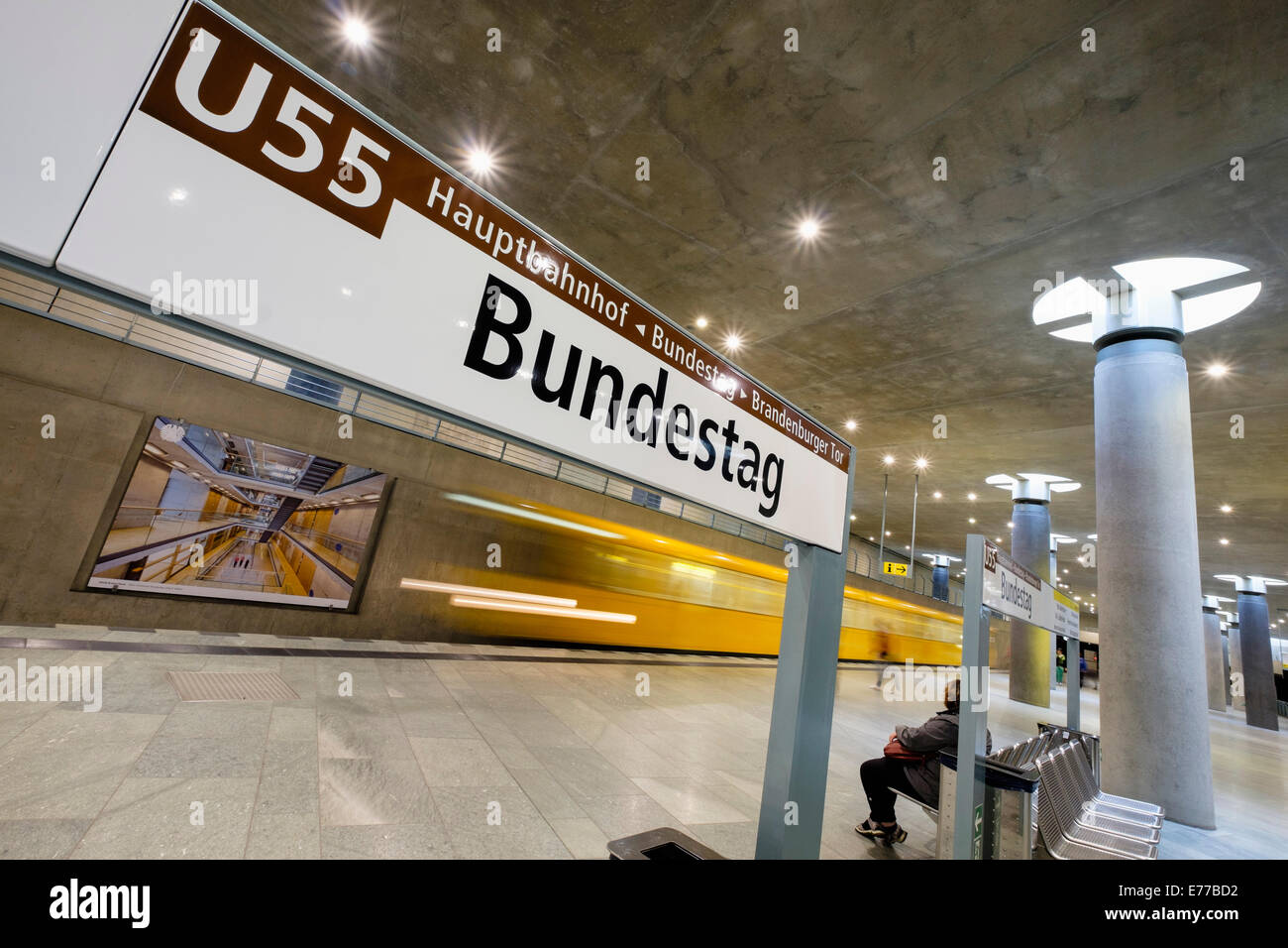 Berlin metro subway underground hi-res stock photography and images - Alamy