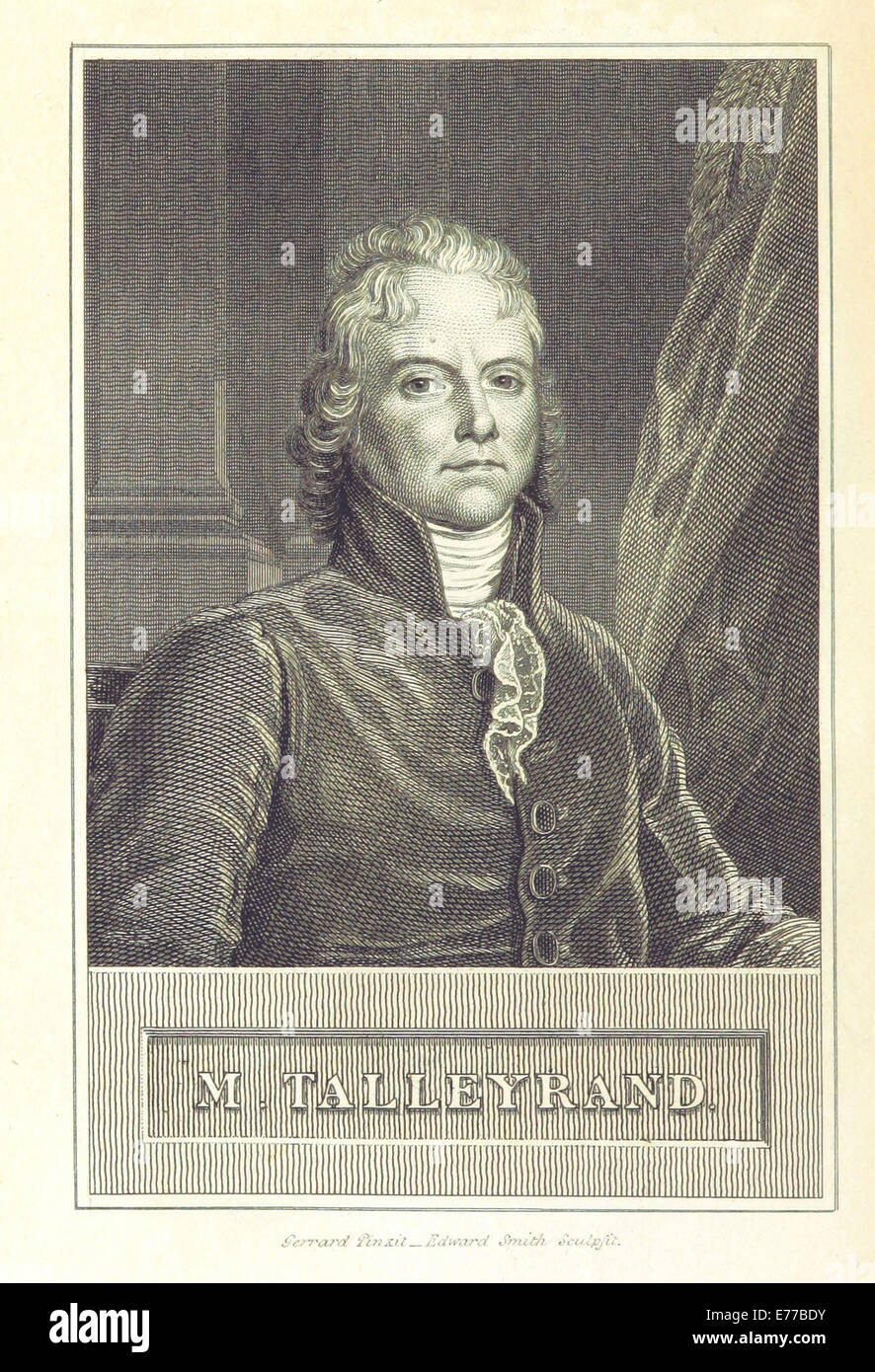 Talleyrand british engraving xix th century Cut Out Stock Images ...