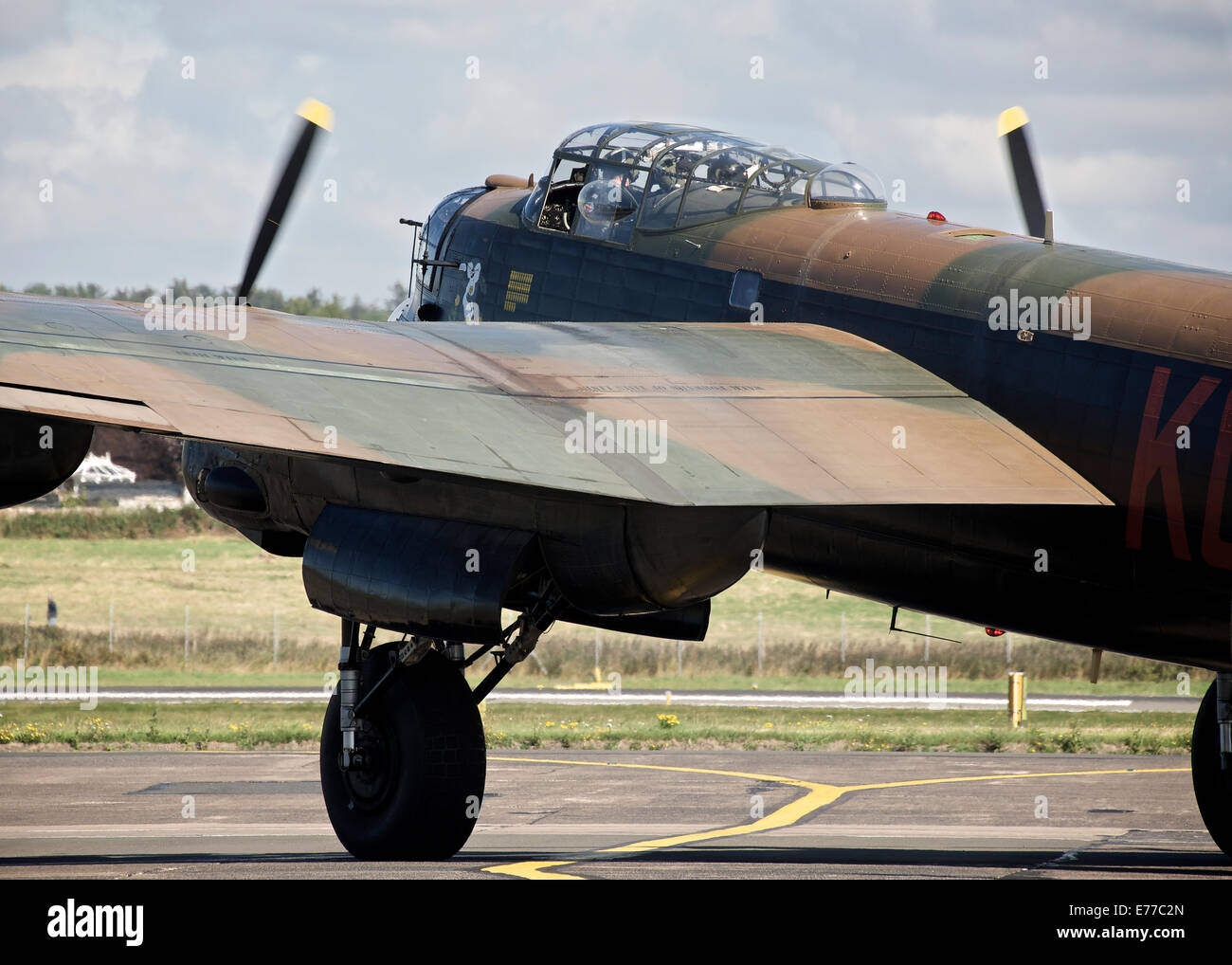 Lancaster bomber close up Stock Photo - Alamy
